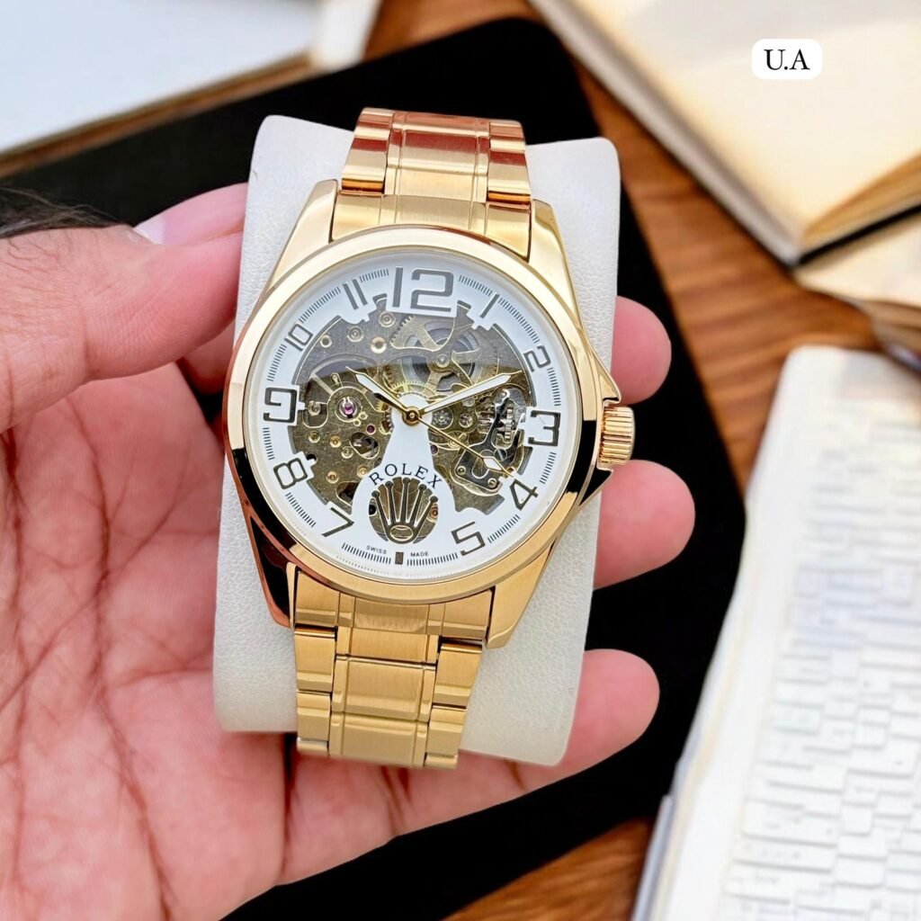 Rolex Golden Commuter Automatic Watch - MRk Trends